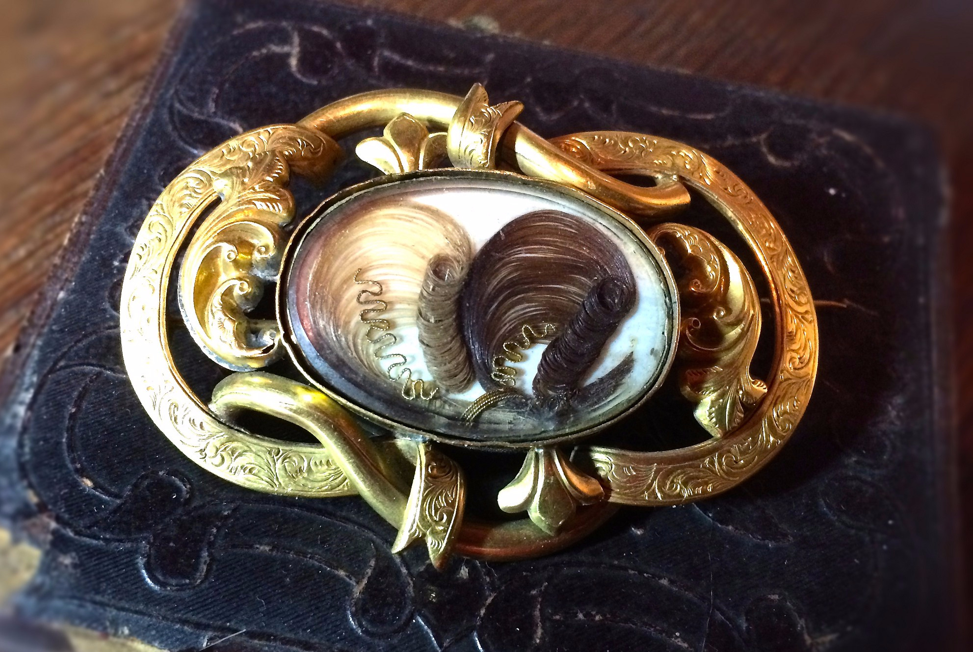 mourning jewelry – "Your Dying Charlotte"