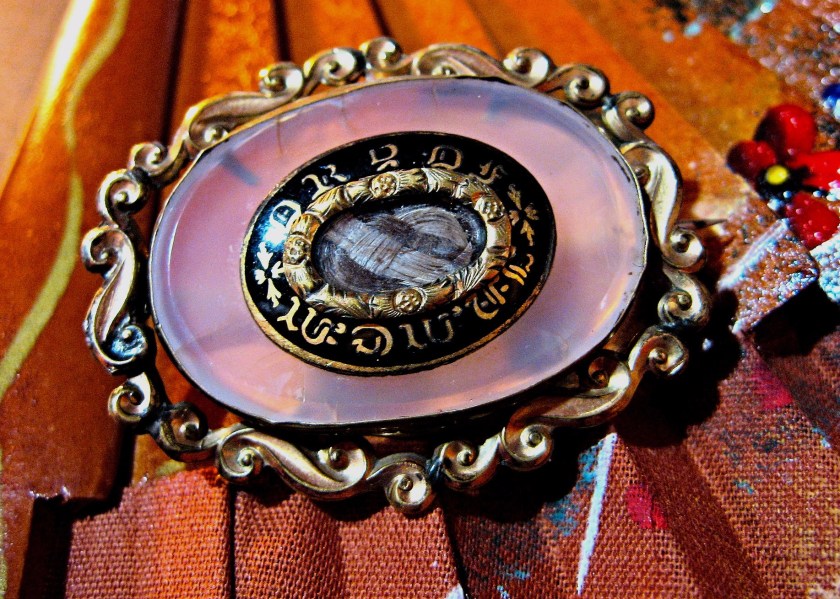 mourning jewelry – "Your Dying Charlotte"